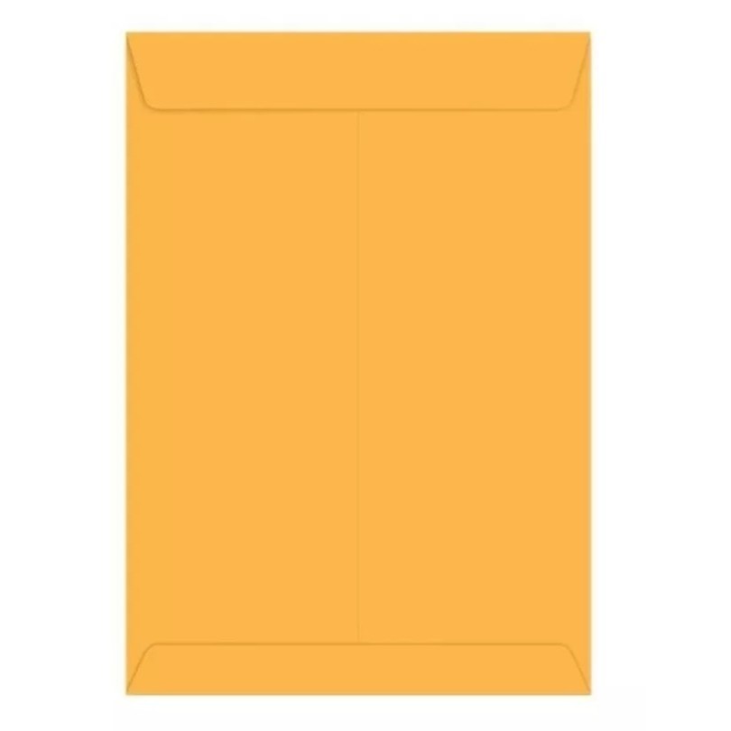 Envelope Foroni Ouro A4 100 Unidades Escritorio Casa | Shopee Brasil