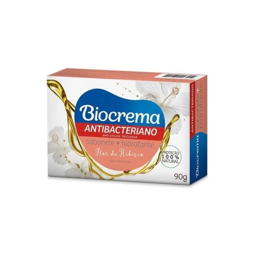 Sabonete Biocrema Antibacteriano Flor de Hibisco 90G | Shopee Brasil