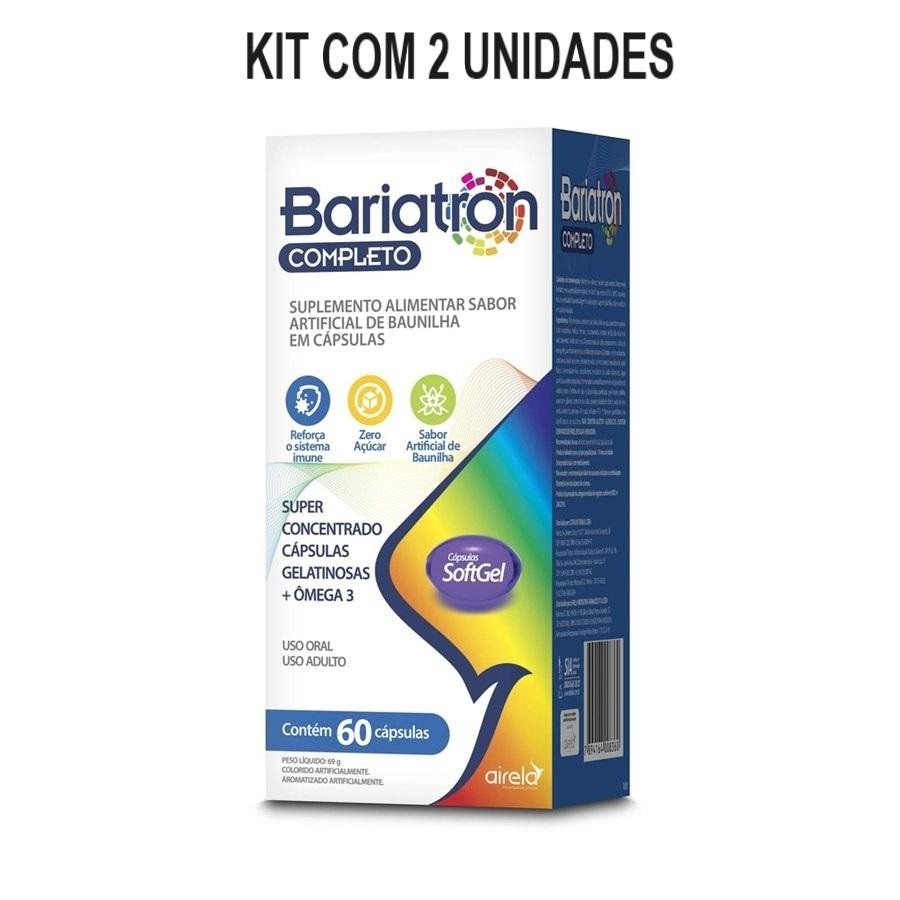 Kit Bariatron Completo Baunilha Com 2Un De 60 Cápsulas | Shopee Brasil