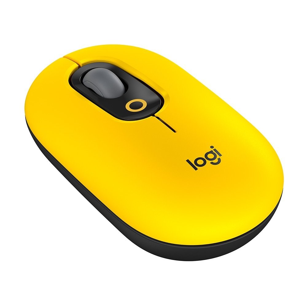 Mouse Pop Blast Sem Fio Com Botão Emoji Amarelo Logitech | Shopee Brasil