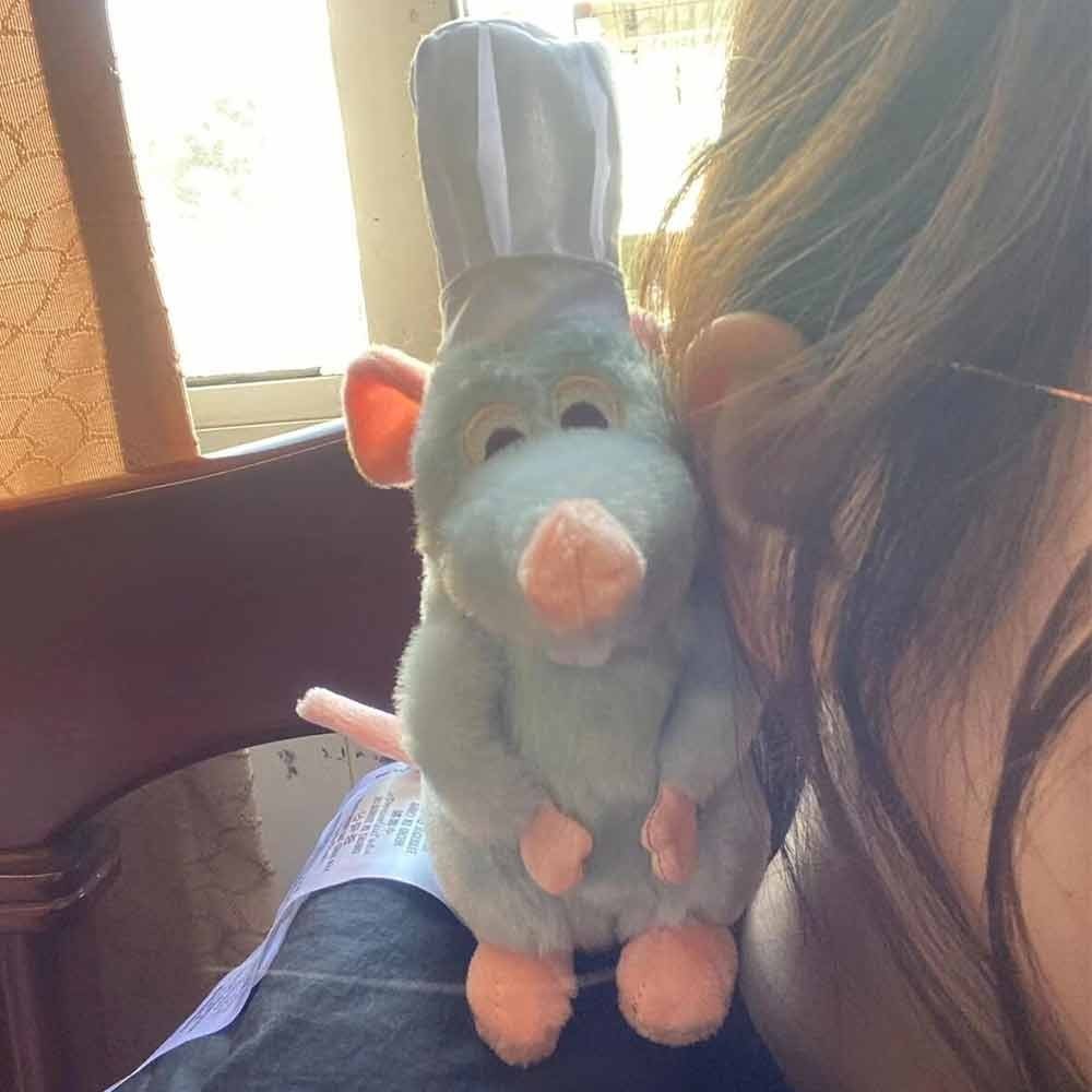 Ratatouille Chef Remy Magnetic Shoulder Plush Toy Soft Stuffed Kids ...