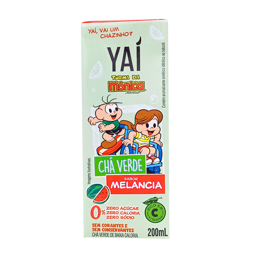 Cha Verde Sabor Melancia Turma Da Monica Yai 200ml | Shopee Brasil