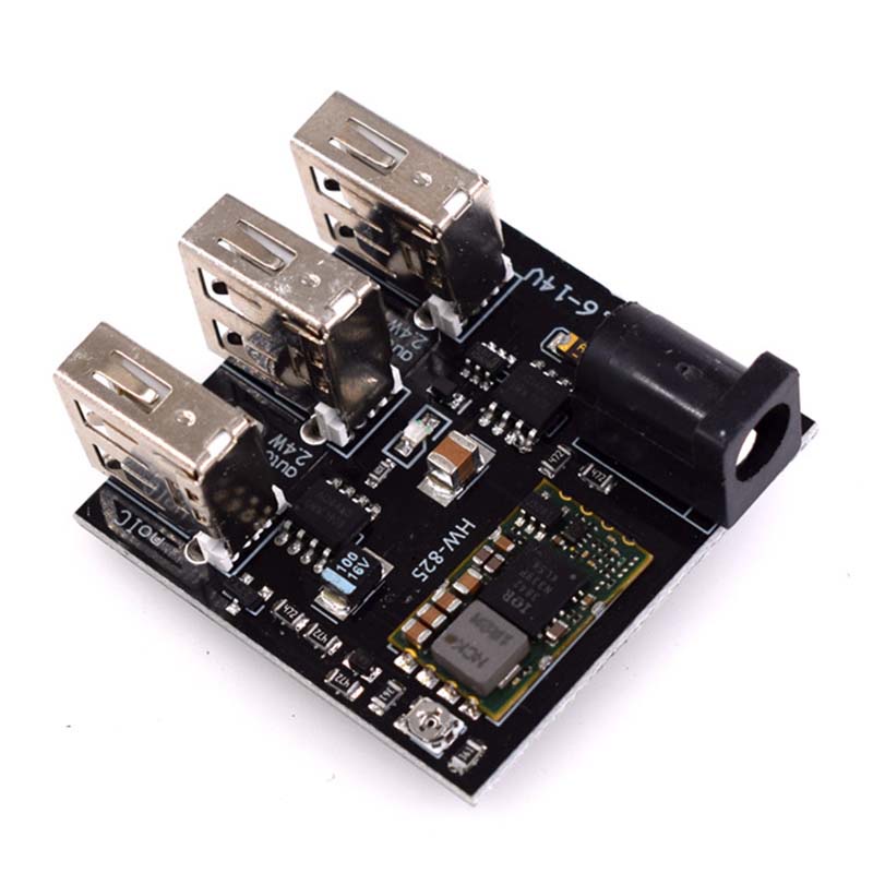 3 mini Módulo De Carregamento USB Conversor buck Para Arduino DC-9V/12V ...