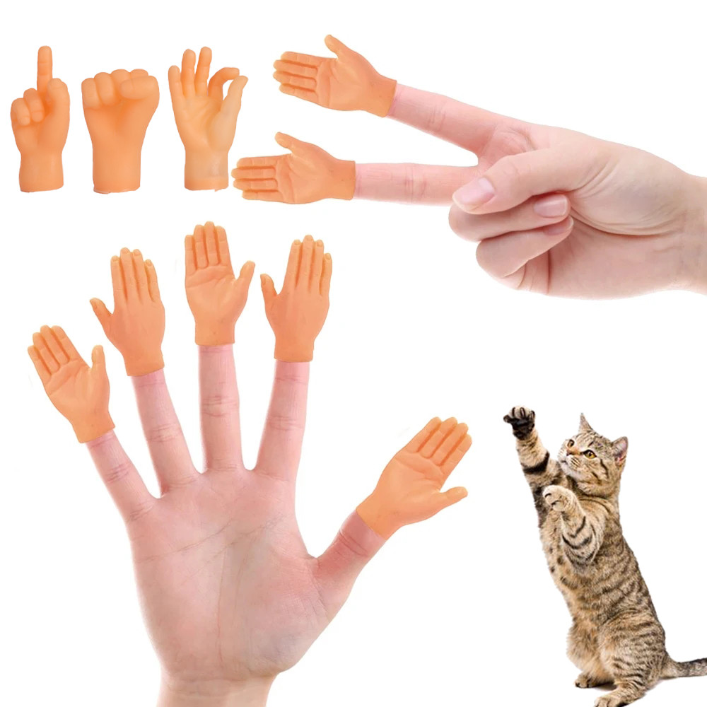 Novidade Dedos Engraçados Mãos Modelo Brinquedos Cosplay Prank Props ...