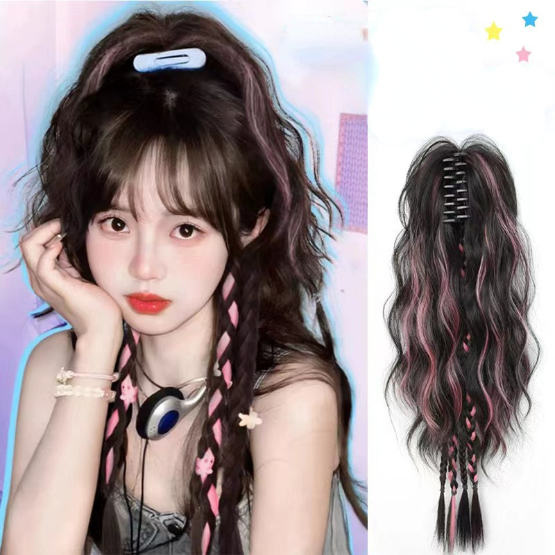 Peruca De Extensão De Cabelo Rabo De Cavalo Com Clipe De Destaque ...