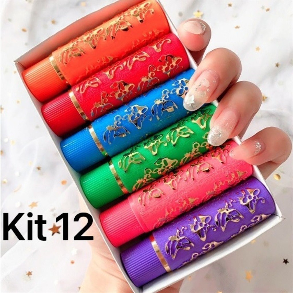 KIT Batom mágico 24 horas Varias cores | Shopee Brasil
