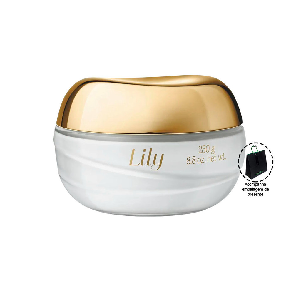 Lily Creme Acetinado Hidratante Corporal O Boticário | Shopee Brasil