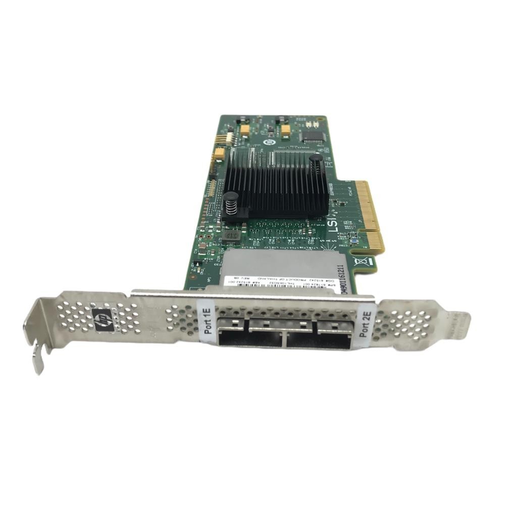 Placa Controladora Hba Lsi Sas9200 8e Hp 6 Gbps Perfil Alto Shopee
