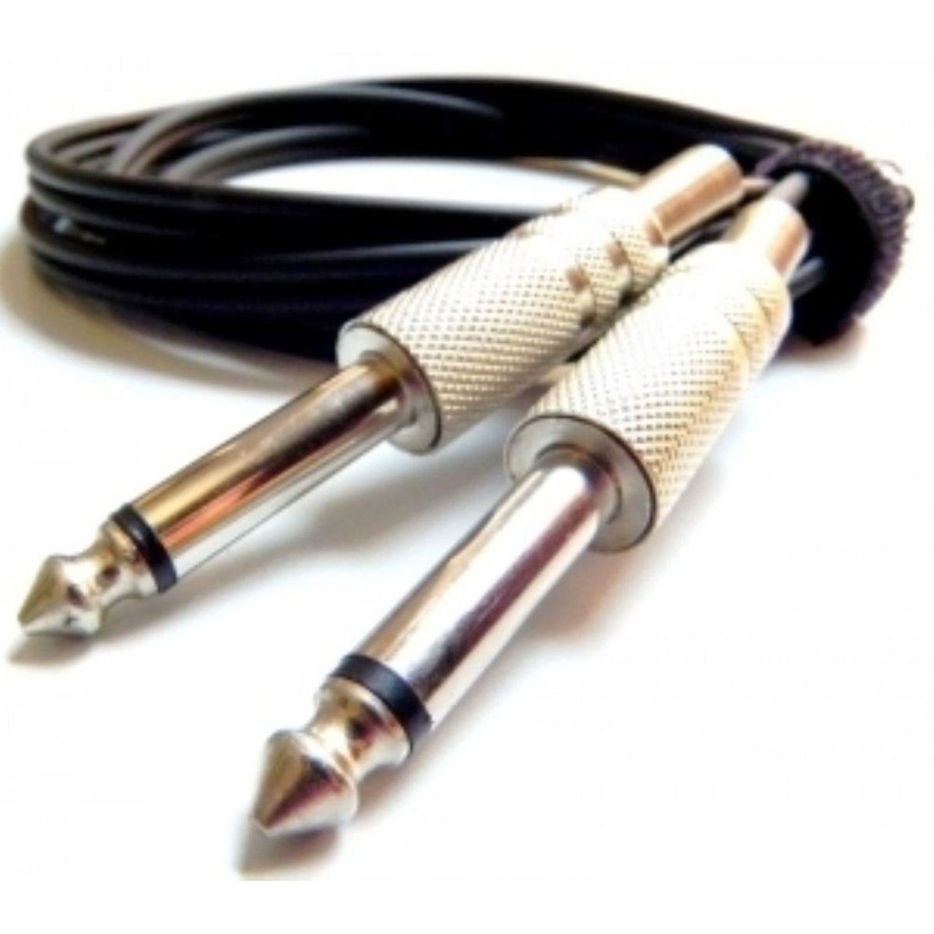 Cabo de Áudio P10 x P10 Blindado 3 Metros para Guitarra, Violão ...