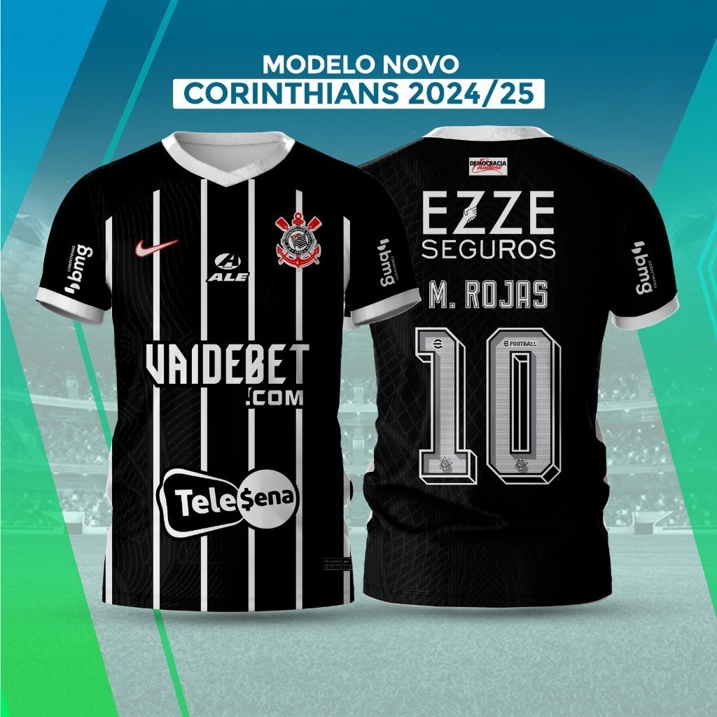 Nova Camisa CORINTHIANS Listrada LANÇAMENTO 2024/25 FRETE GRÁTIS ...