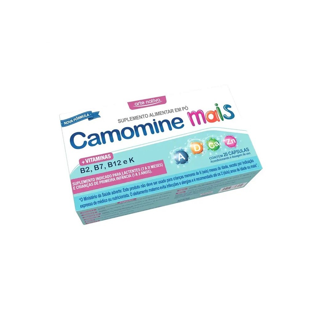 Camomine Mais C/20 Cápsulas - Arte Nativa | Shopee Brasil