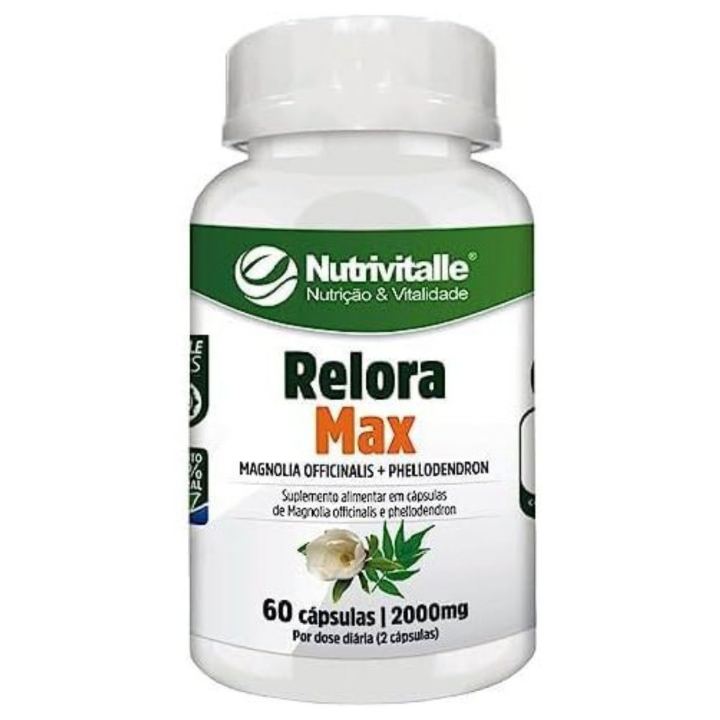 RELORA 2000MG 60 CAPSULAS NUTRIVITALLE | Shopee Brasil