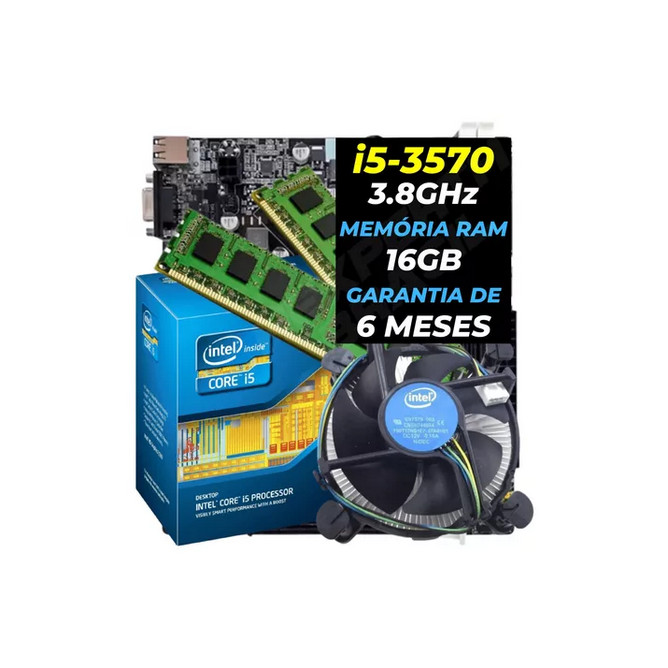 Kit Upgrade Intel Core I5 Memoria Ram 16gb Placa Mãe Lga1155 | Shopee ...