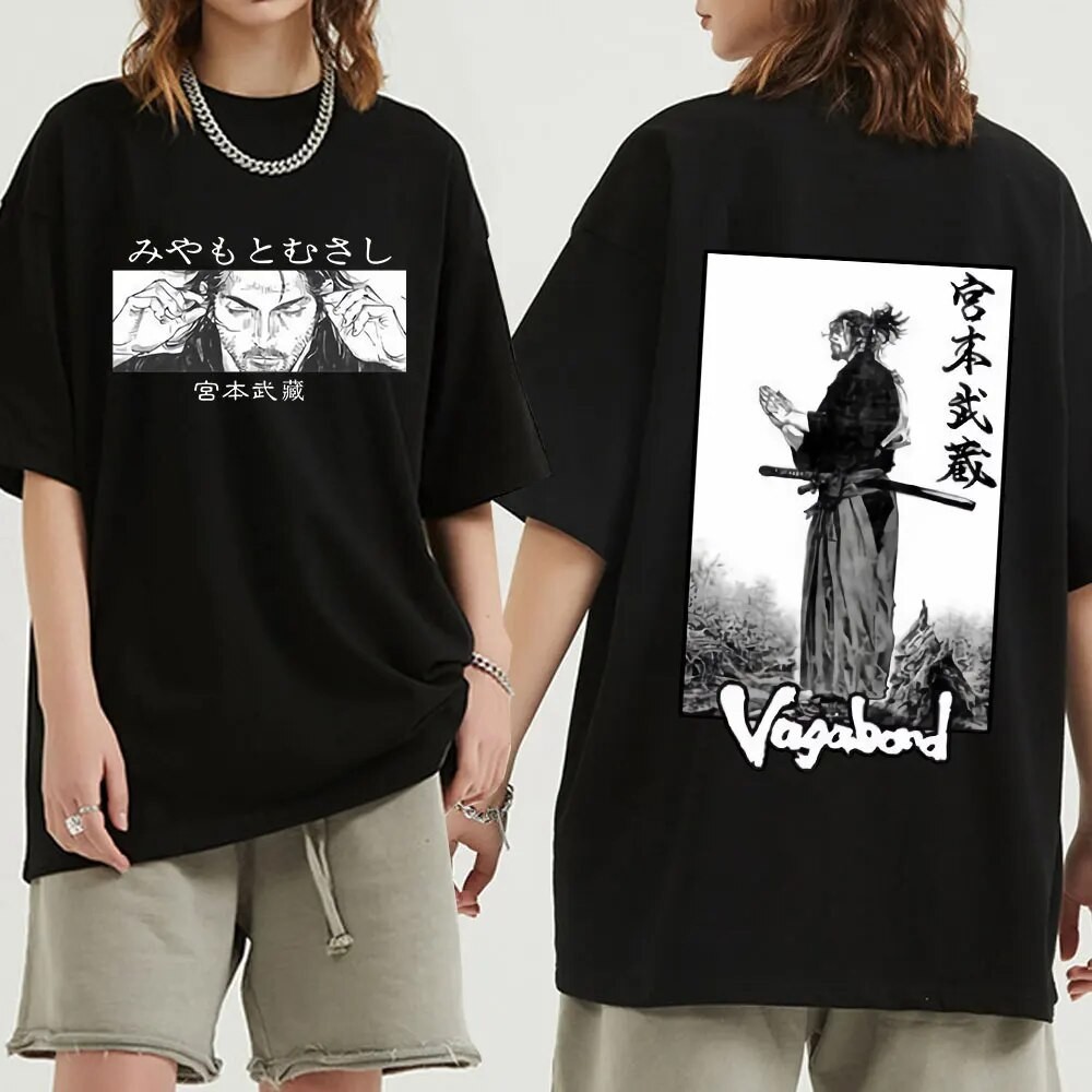 Anime Bagabondo Vagabond T Manga Miyamoto Musashi Camiseta Camisetas ...