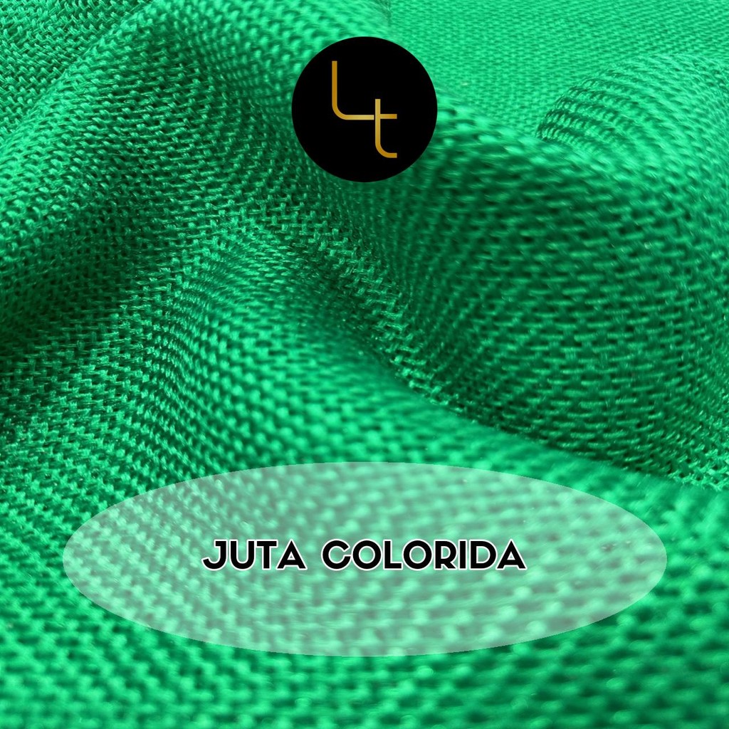 5 Metros Tecido Tela Juta Colorida Natural (5m x 1.00m) | Shopee Brasil