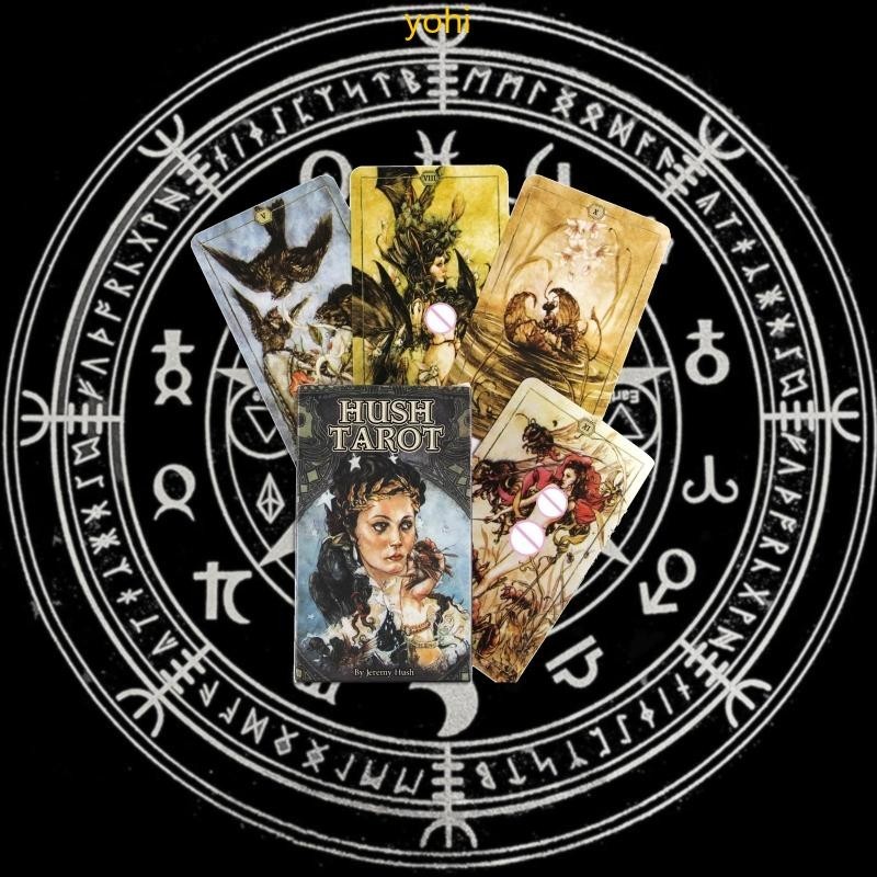 Cartas De Tarô Lunar Hush Tarot Deck Divinação De Jogo Para Festa ...