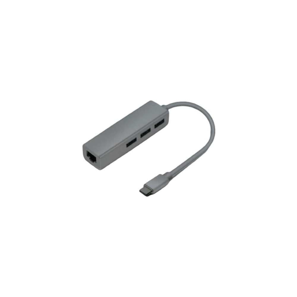 Hub usb com conexão de rede rj45 ( para notebook/celular ) | Shopee Brasil