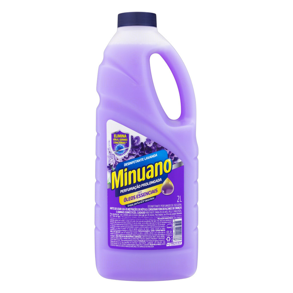Desinfetante Perfumado Minuano Lavanda 2Lts | Shopee Brasil