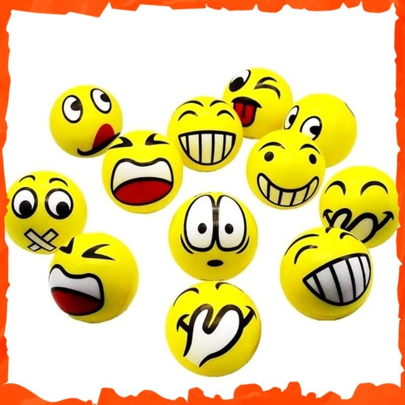 12 Pçs/set Smiley Face Release Stress Anti Stress Apaziguador Bola ...