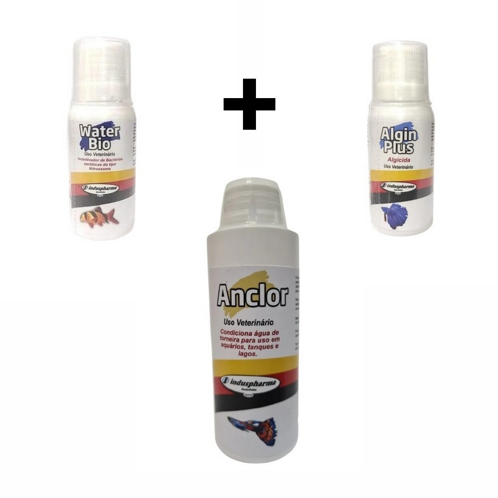 Kit Anclor 100ml + Water Bio 30ml + Algin Plus 30ml - Induspharma ...