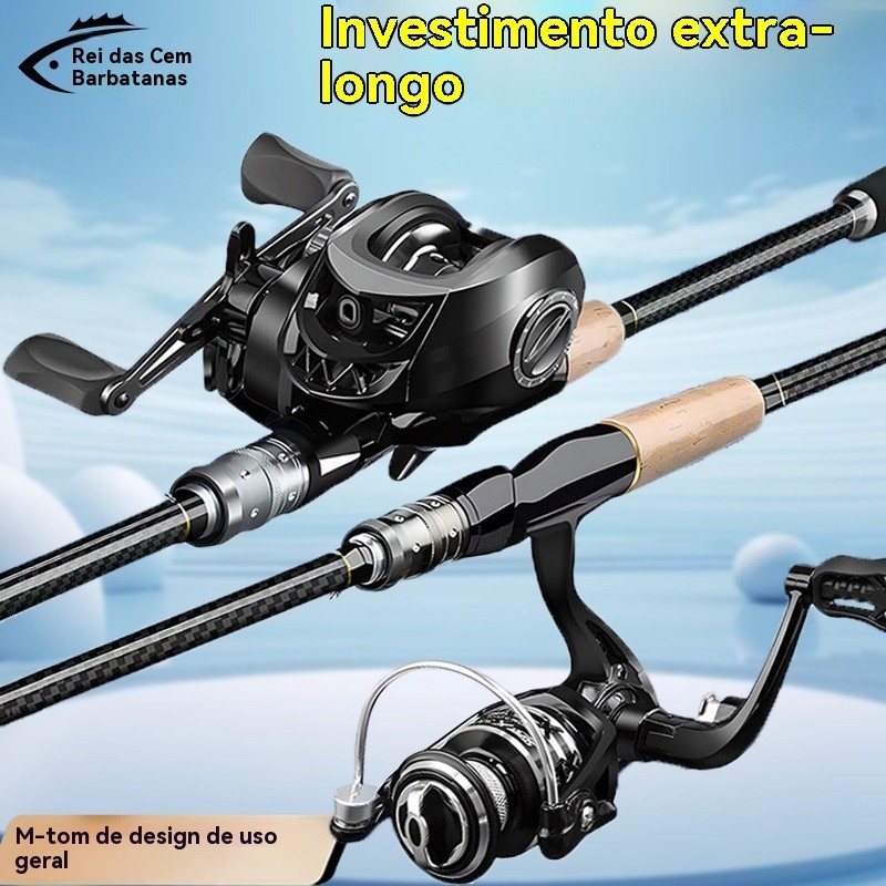 Roda de pesca kit Roda de pesca M Tuning Black Fish Trout Cavalo Trout ...