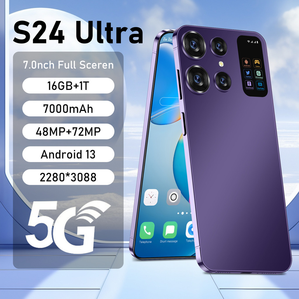 Celular S24 Ultra Smartphone 5G 16GB RAM + 1TB ROM Cartão SIM Duplo | Shopee Brasil