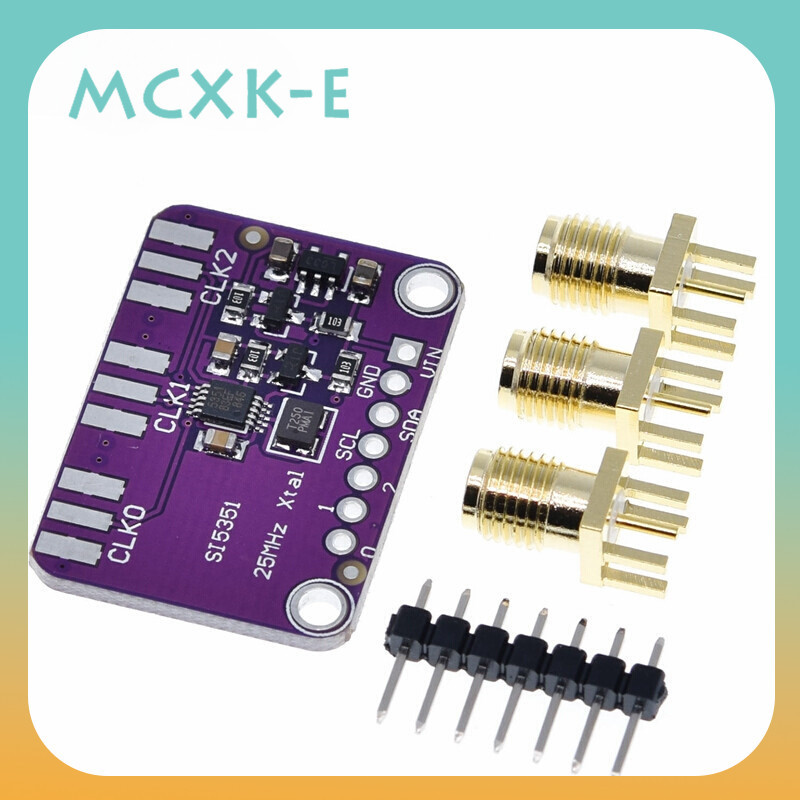 MCXK-E DC 3V-5V CJMCU-5351 Si5351A Si5351 I2C Relógio Gerador De Módulo ...