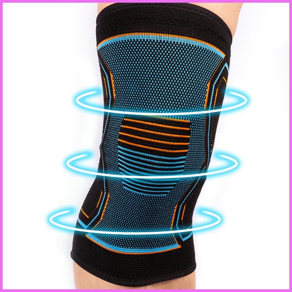 Joelheiras De Basquetebol Compressão Manga Anti-Derrapante Futebol Para ...