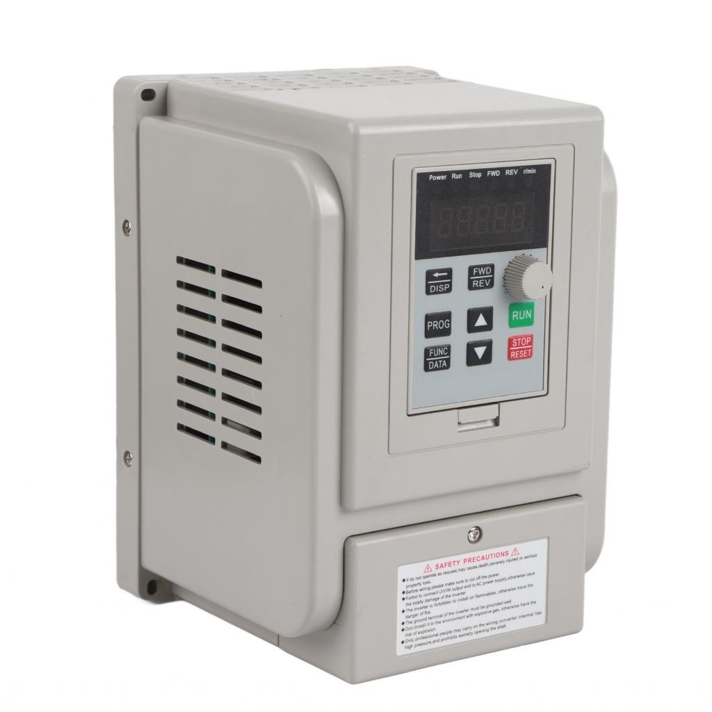 Single Phase VFD Speed Controller Inverter Professional Variable Frequency Drive 1.5kW AC 220V ...