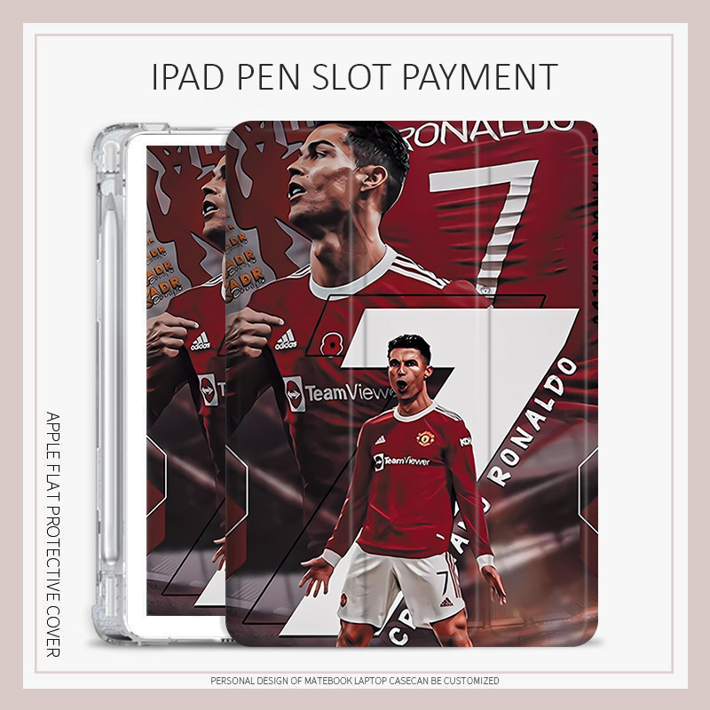 Ronaldo ipad case air 3 4 5 mini 1/2/3/4/5/6 10,2 gen 7 8 9 20/21/22 ...