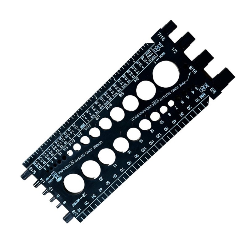 LOVE Ferramenta Medição Roscas Rosca Porca Parafusos Medidor Polegada ...