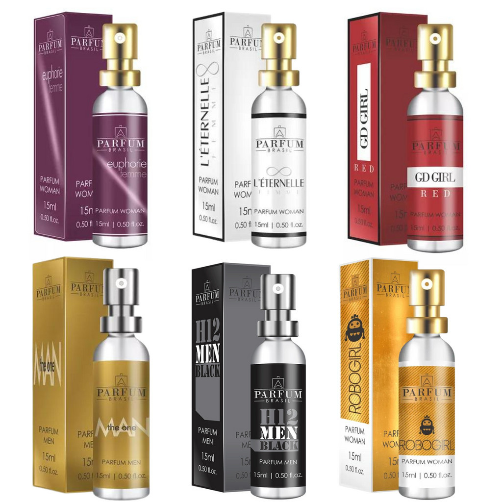 Kit com 10 Parfum Brasil de 15ml | Shopee Brasil