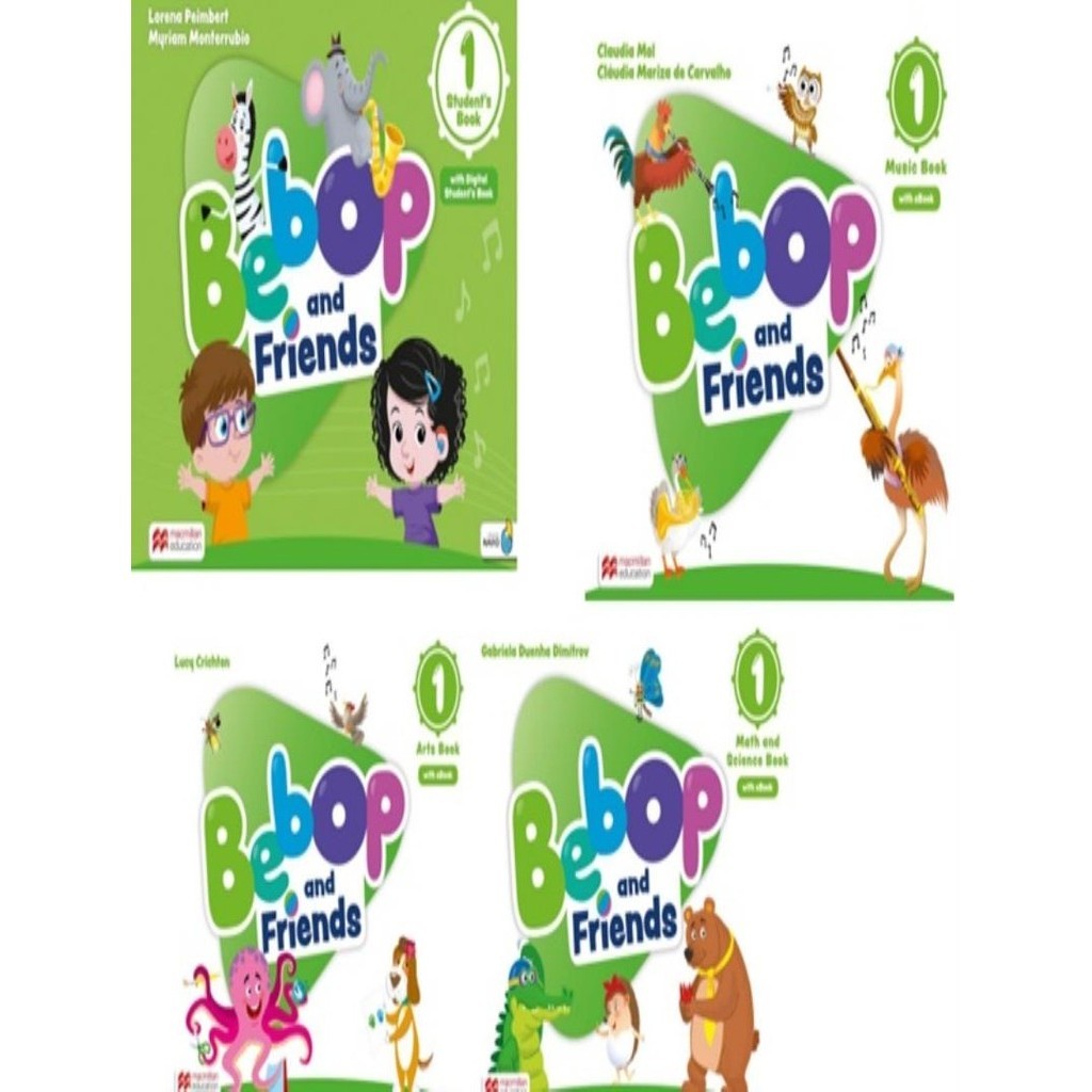 Livro - Bebop And Friends 1 Student´S With Arts+Music+Math And Sci ...