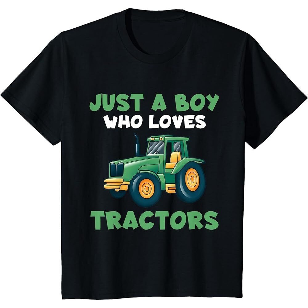 Estilo De Vida Da Fazenda Infantil Apenas Um Menino Que Ama Camiseta ...