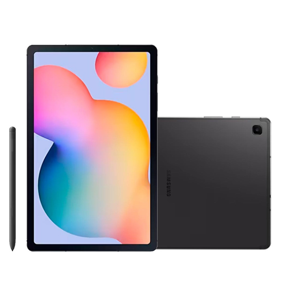 Tablet Samsung S6 Lite 64GB, 4GB Ram, TL10.4 Cinza Com Chip | Shopee Brasil