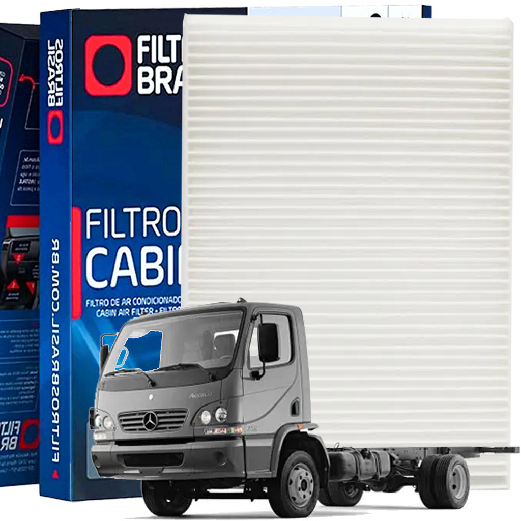 Filtro De Cabine Ar Condicionado Filtros Brasil Para Caminhão Mercedes ...