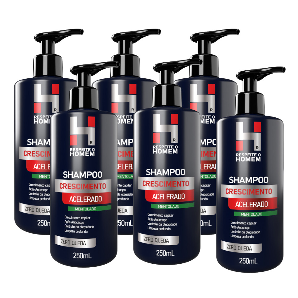 Shampoo Calvície Zero (6x) | Shopee Brasil