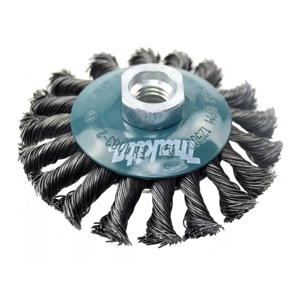 Escova De Aço Circular Tranc 14x2 100mm D-55407 Makita | Shopee Brasil
