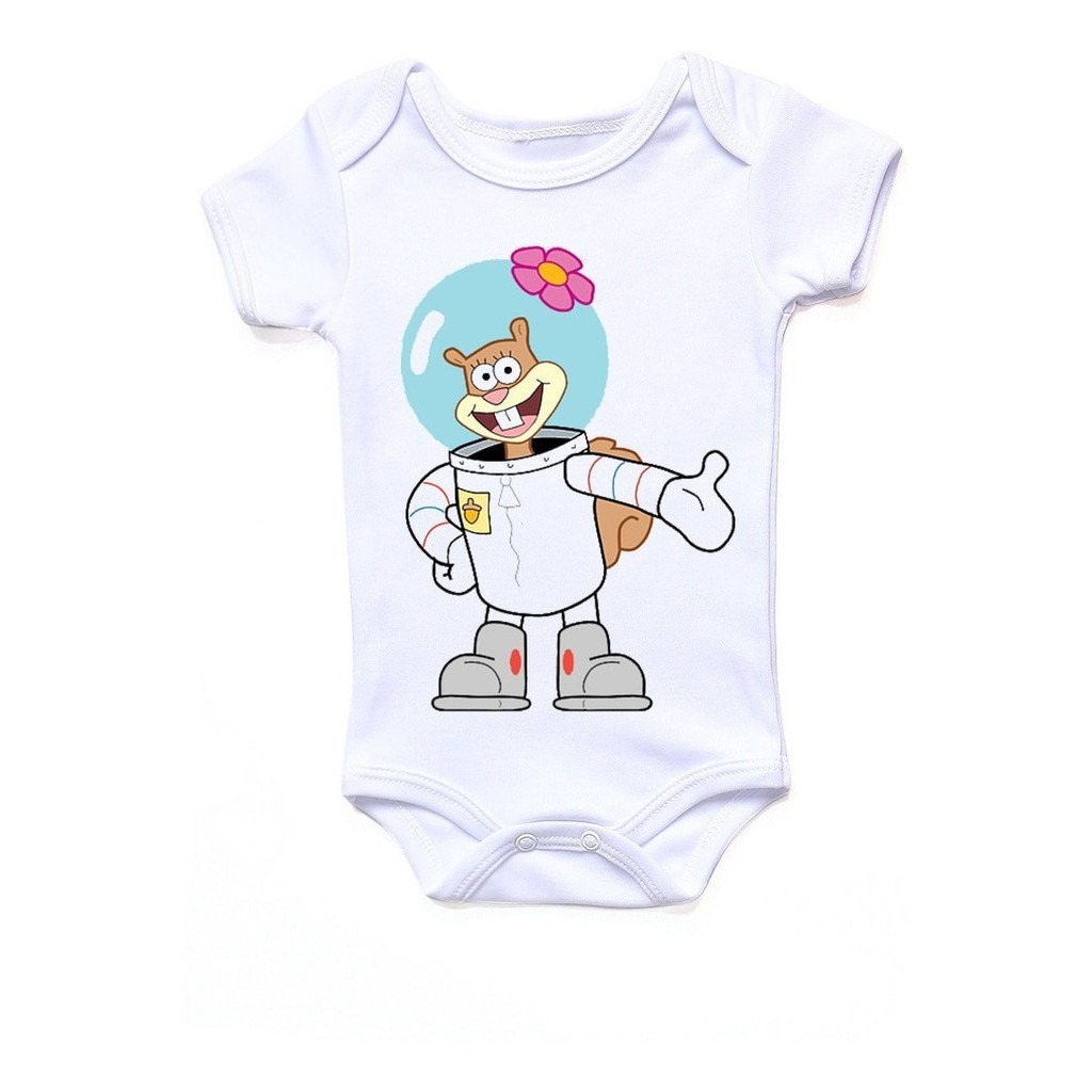 Body Bebês Bob Esponja Arenita Tierno Amigos Nickelodeon | Shopee Brasil