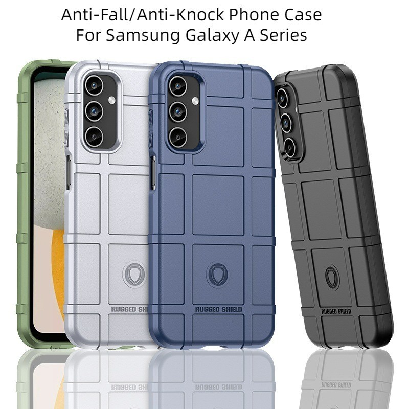 Capa Protetora De Silicone Com Armadura Anti-Queda De Luxo Para Samsung Galaxy A15 A25 A35 A55 ...
