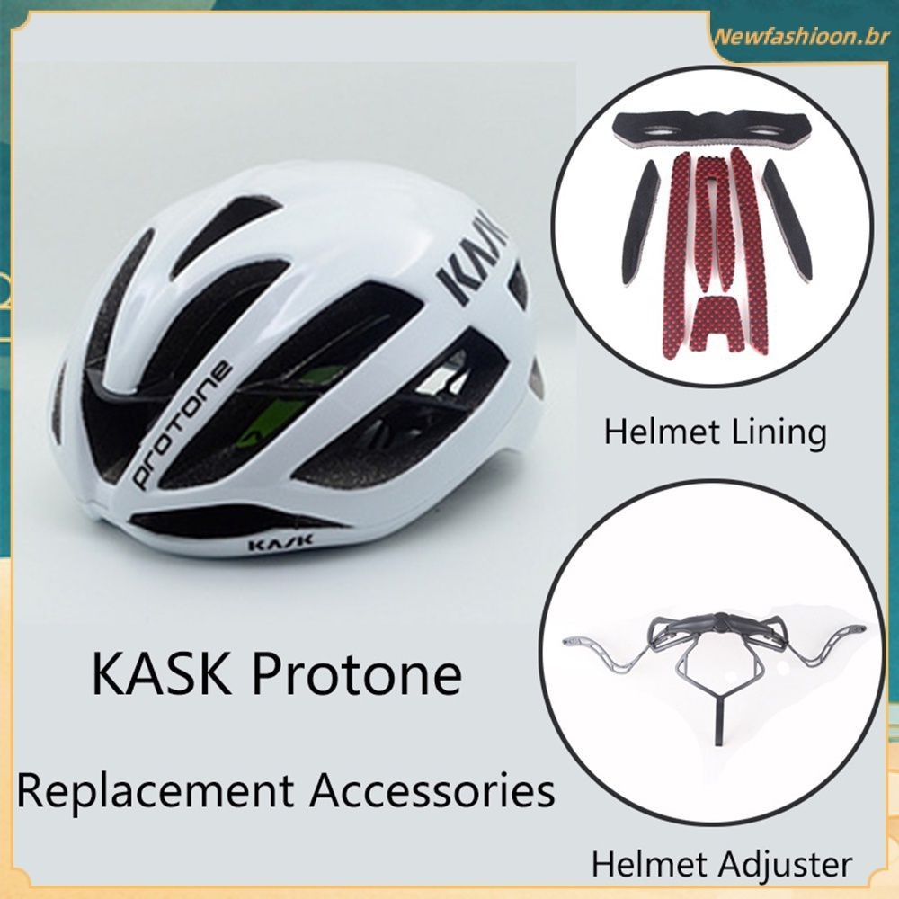 Capacete De Ciclismo Kask Protone Pads Almofada De Esponja E Forros Internos Do Regulador ...