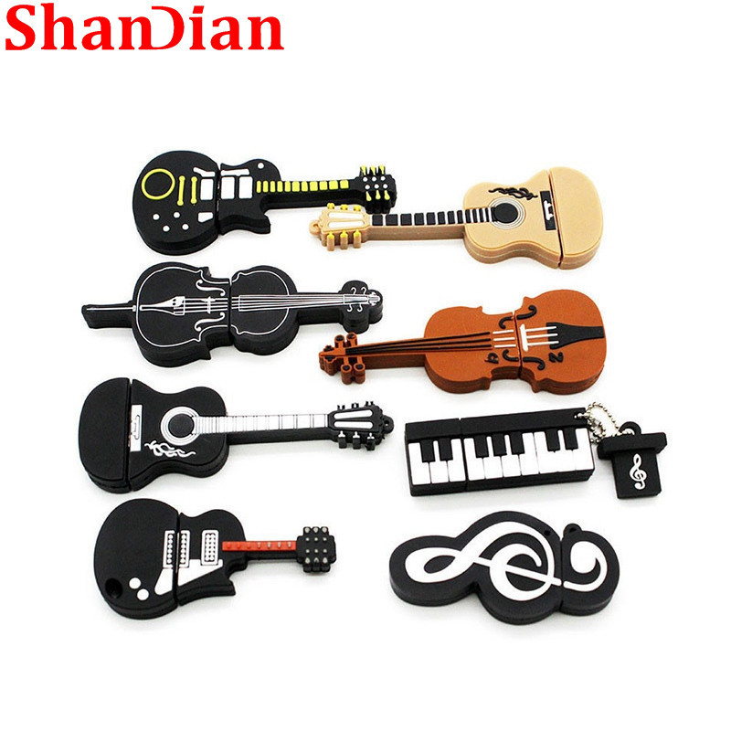 SHANDIAN Eight Instrumentos Musicais Modelo USB Flash Drives 128MB ...