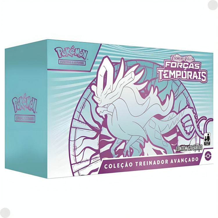 Box Pokemon Treinador Avançado Ev5 Forças Temporais 34072 Copag ...