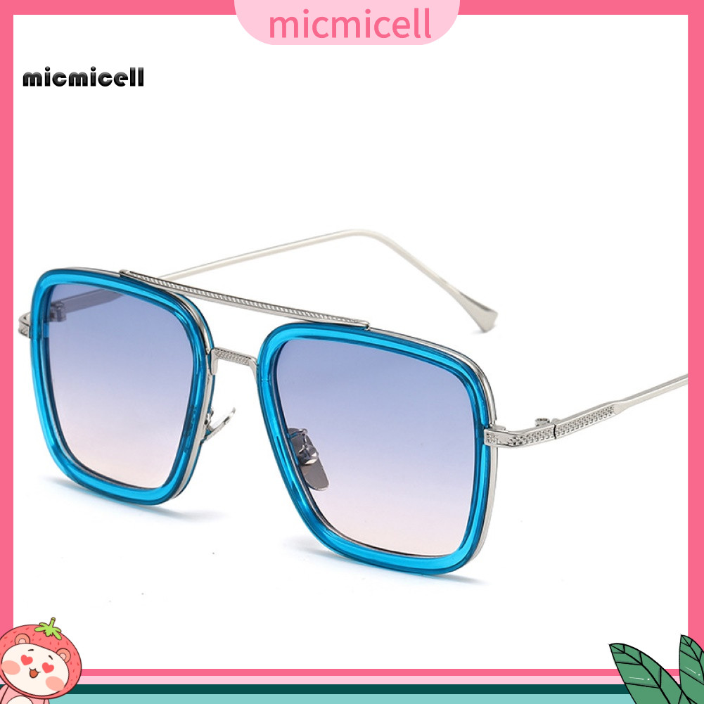 MIC_ Avenger Tony Stark Men Óculos De Sol Proteção UV Para Viagens ...