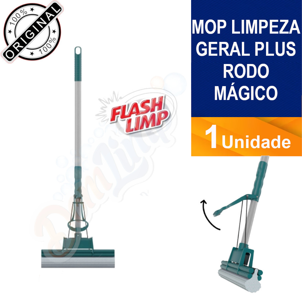 Mop Limpeza Geral Plus MOP7671 Flash LImp | Shopee Brasil