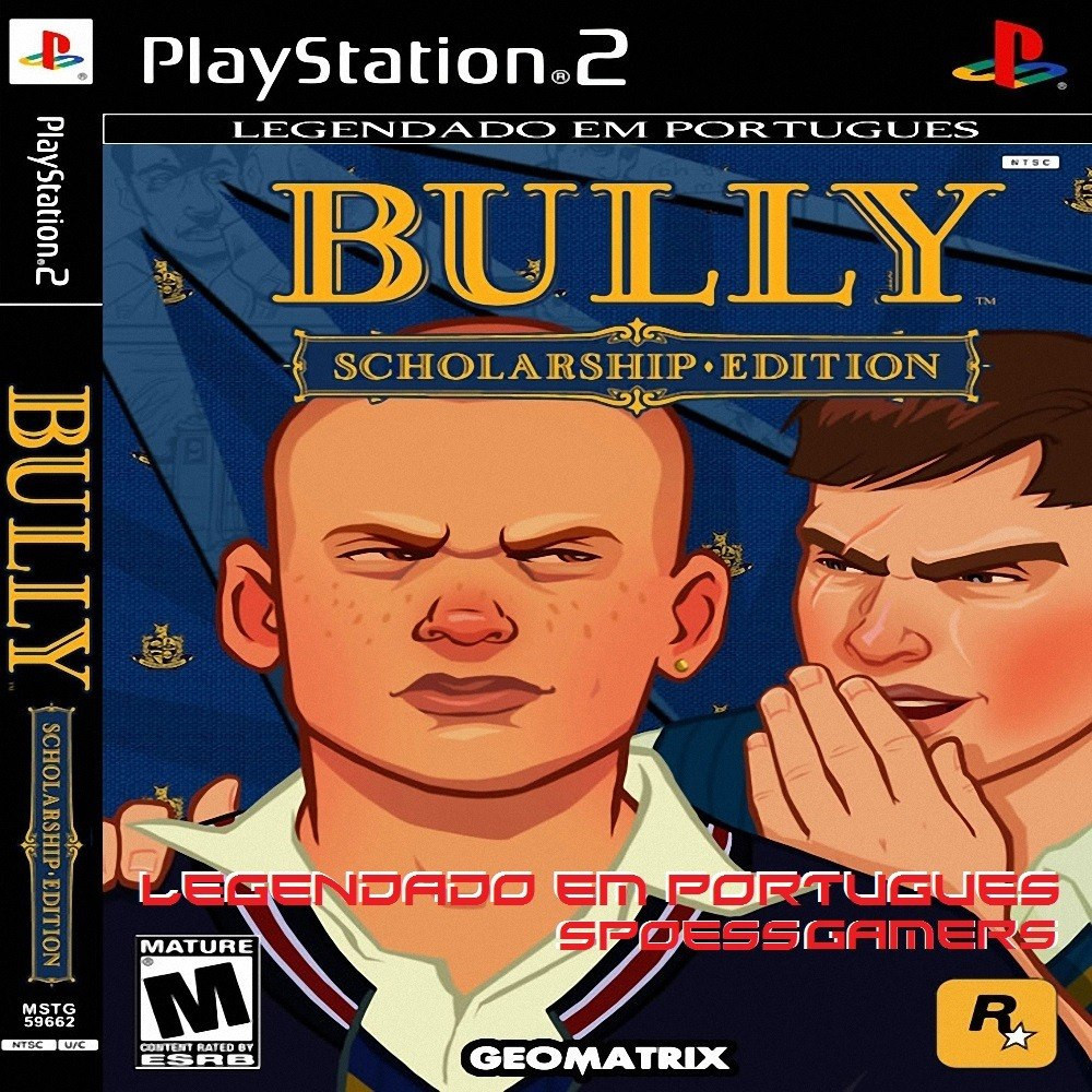 Bully Traduzido Em Português Ps2 Desbloqueado Patch | Shopee Brasil