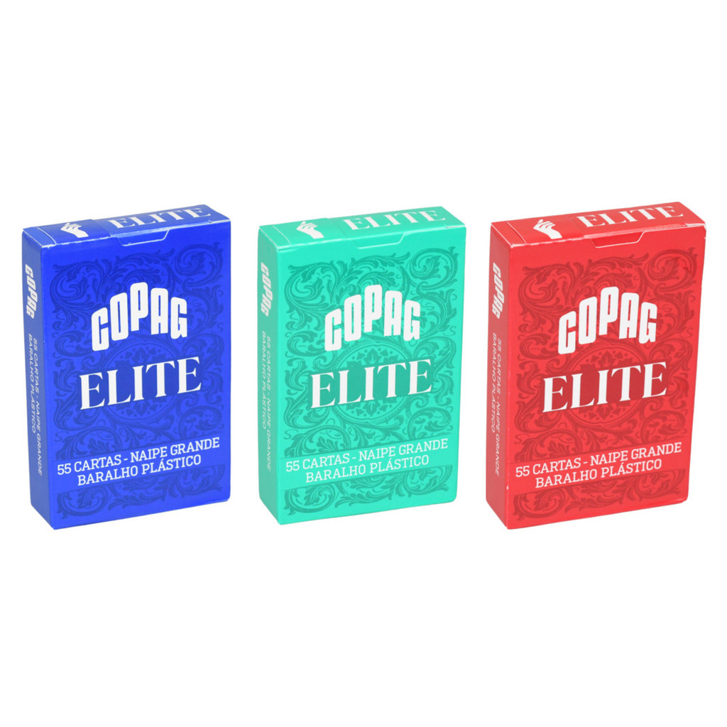 Baralho Copag Elite Bridge Size Naipe Grande | Shopee Brasil