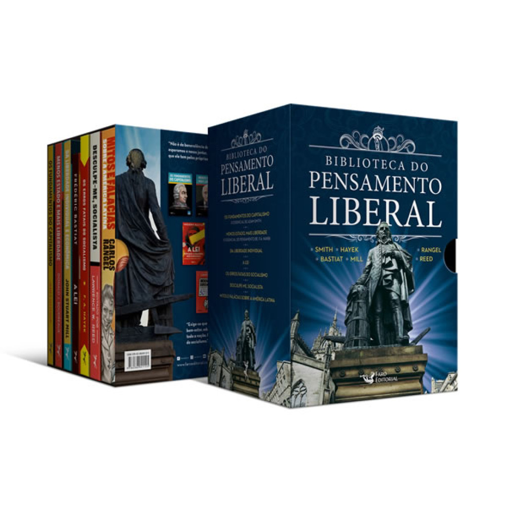 BOX BIBLIOTECA DO PENSAMENTO LIBERAL | Shopee Brasil