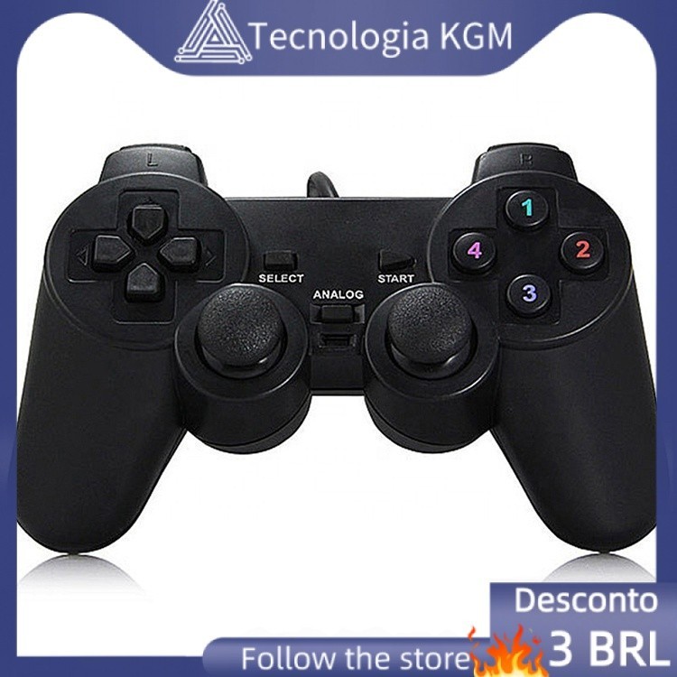 2021 Brand New Video Gaming Console Wired Controller para playstation2 USB Wired Controller para ...