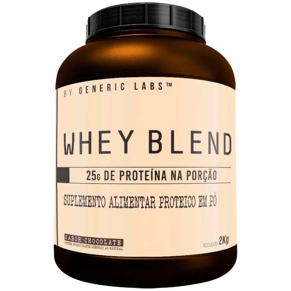Whey Blend Protein - (2Kg) - Generic Labs | Shopee Brasil